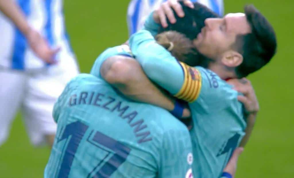 Messi had a training ground bust up with Barcelona teammate Griezmann ...