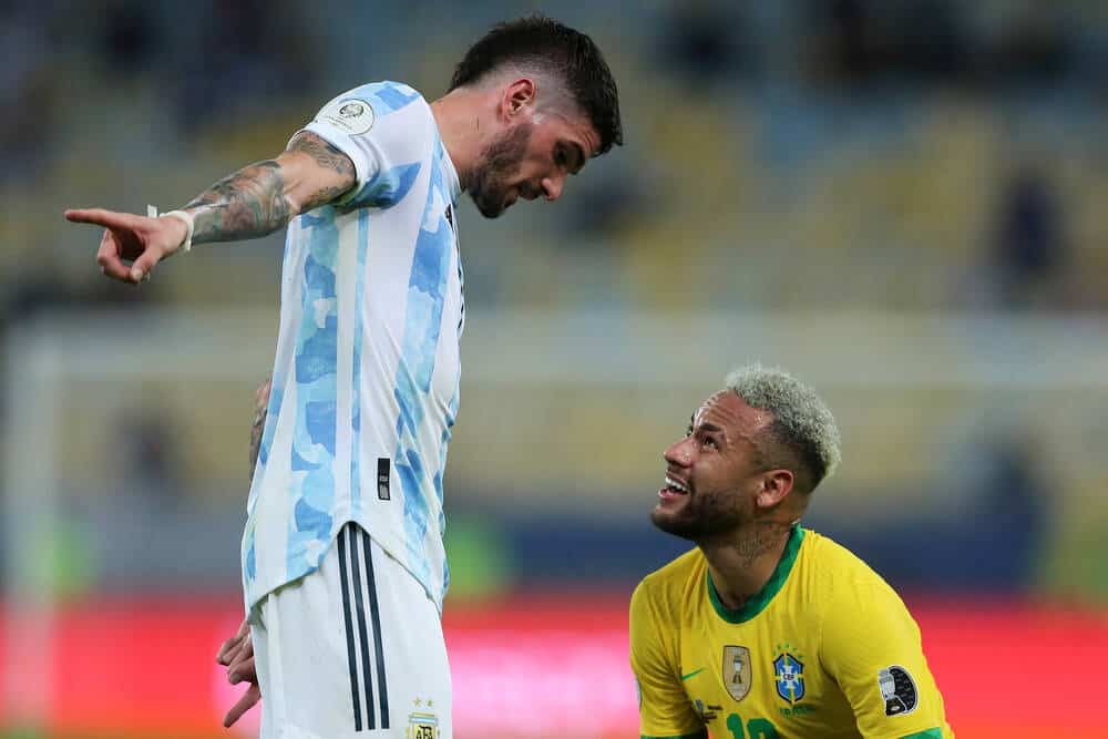Rodrigo de Paul responds to Brazil players mocking Argentina after the ...