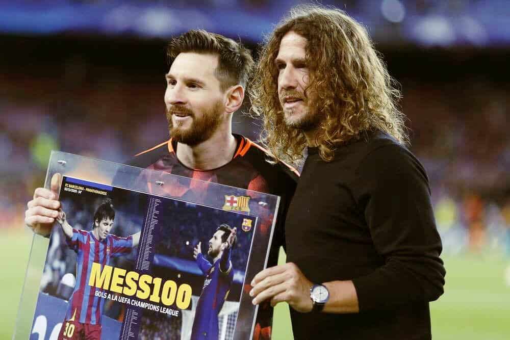 Puyol With Messi